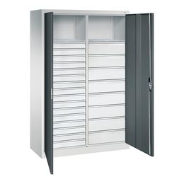 C+P Werkzeugschrank mit Schubladen Acurado, 1950x1200x500mm, 7035/7016 ; C + P M&ouml;belsysteme (8931-303|S10088)