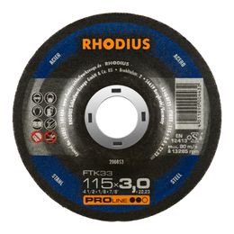Rhodius PROline FTK33 Freihandtrennscheibe 115 x 3,0 x 22,23 mm (200853)