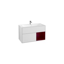 Villeroy & Boch V&B Waschtischunterschrank Wandbeleuchtung Finion 99,6x59,1cm, Reg re Peo, wh. m lacquer ; Villeroy & Boch (G040HBMT)