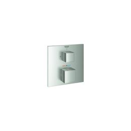 Grohe Fertigmontageset Grohtherm Cube UP-Brausethermostat, m Absperrventil, supersteel (24153DC0)