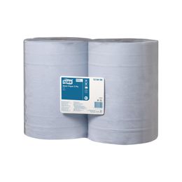 Tork Standard Papierwischt&uuml;cher aus Zellstoff f&uuml;r die Reinigung oder Wischen von Oberfl&auml;chen oder H&auml;nden, Farbe: wei&szlig;/gr&uuml;n, L&auml;nge: 255 m, Breite: 24 cm, Typ: W, 128408)