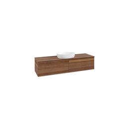 Villeroy & Boch V&B Waschtischunterschrank ohne Frontstruktur -Beleuchtung Antao 160x50cm, WBP-farbe w. wal, warm walnut ; Villeroy & Boch (L36012HM)
