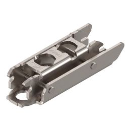 Blum CLIP Montageplatte, gerade, 3 mm, Stahl, Schrauben, HV: Exzenter, vernickelt (01704442)