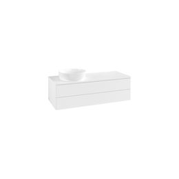 Villeroy & Boch V&B Waschtischunterschrank mit Frontstruktur Antao 120x36x50cm, WBP-farbe Lac, wh. m Lac ; Villeroy & Boch (K22110MT)