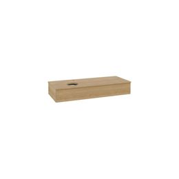 Villeroy & Boch V&B Waschtischunterschrank ohne Frontstruktur, mit Beleuchtung Antao 120x19x50cm, HL, WBP hon. Oa, hon. Oa ; Villeroy & Boch (L11051HN)