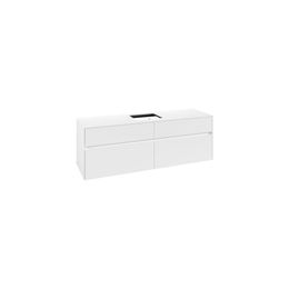 Villeroy & Boch V&B Waschtischunterschrank Collaro 160x54,8x50cm, WT mittig, white matt ; Villeroy & Boch (C13400MS)