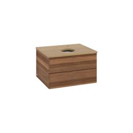 Villeroy & Boch V&B Waschtischunterschrank ohne Frontstruktur -Beleuchtung Antao 60x36x50cm, HL, WBP hon. Oa, w. wal ; Villeroy & Boch (L18051HM)