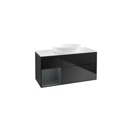Villeroy & Boch V&B Waschtischunterschrank Finion 120cm, Pl wh. m, Reg md m Lac, bla m Lac ; Villeroy & Boch (FA61HGPD)