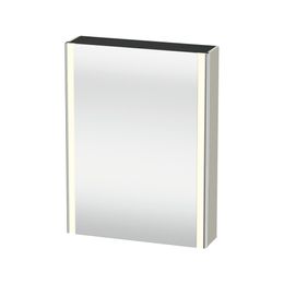 Duravit Universal-Spiegelschrank XSquare 60x15,5x80cm, 1 T&uuml;r, LED, Anschl li, Tau (XS7111L91910000)