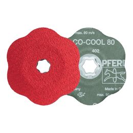 Pferd TOOLS COMBICLICK Keramikkorn Fiberscheibe &Oslash;125mm CO-COOL80 CONTOUR f&uuml;r Konturen (64112580)