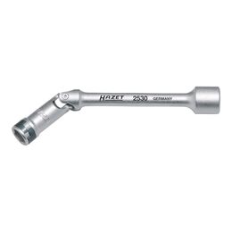 Hazet Gl&uuml;hkerzen-Steckschl&uuml;ssel 2530 Vierkant hohl 10 mm (3/8 Zoll) Au&szlig;en-Sechskant-Tractionsprofil 10)