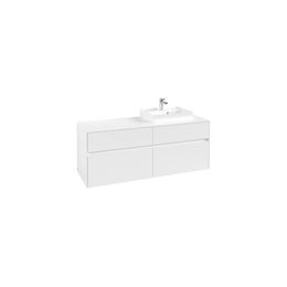 Villeroy & Boch V&B Waschtischunterschrank Collaro 140x54,8x50cm, WT rechts, white matt ; Villeroy & Boch (C07500MS)