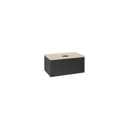 Villeroy & Boch V&B Waschtischunterschrank ohne Frontstruktur Antao 80x36x50cm, WBP-farbe botti., bla m Lac ; Villeroy & Boch (K30013PD)