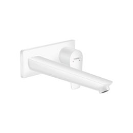 Hansgrohe Fertigmontageset Talis E UP-Waschtisch-Einhebelmischer, Ausladung 225mm, mattwei&szlig; (71734700)