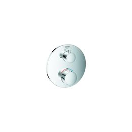 Grohe Fertigmontageset Grohtherm chr, UP-Wannen-Thermostat mit 2-Wege-Umstellung (24077000)