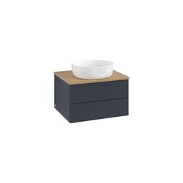 Villeroy & Boch V&B Waschtischunterschrank mit Frontstruktur -Beleuchtung Antao 60x36x50cm, WBP hon. Oa, md bl. m Lac ; Villeroy & Boch (L18111HG)