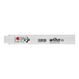 wiha Gliederma&szlig;stab Longlife&reg; Plus 2 m metrisch, 10 Glieder wei&szlig; (27059)