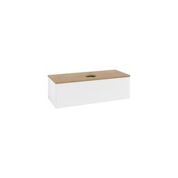 Villeroy & Boch V&B Waschtischunterschrank mit Frontstruktur, mit Beleuchtung Antao 120x36x50cm, HL, WBP hon. Oa, wh. m Lac ; Villeroy & Boch (L32151MT)