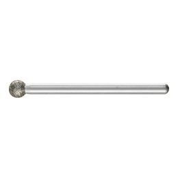 Pferd TOOLS Diamant-Schleifstift Kugel &Oslash;5,0mm Schaft-&Oslash;3 mm D181 (grob) zum Gravieren und Entgraten (36205018)