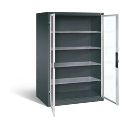 C+P Werkzeugschrank Acurado, H1950xB1200xT800mm, Front Lichtgrau, Korpus Anthrazitgrau (8934-055) ; C + P M&ouml;belsysteme (8934-055|S10147)
