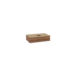 Villeroy & Boch V&B Waschtischunterschrank ohne Frontstruktur Antao 80x19x50cm, WBP-farbe hon. Oa, w. walnut ; Villeroy & Boch (K08011HM)
