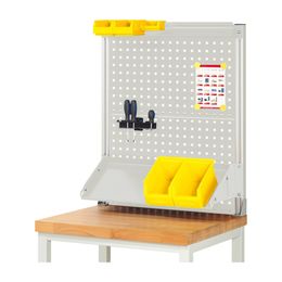 Rau System-Aufbau (Komplettset-02 B750 mm), zur Montage auf Arbeitsplatte, RAL7035 (SAE-KM02-0750.12)