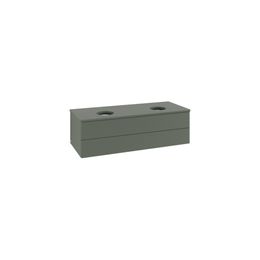 Villeroy & Boch V&B Waschtischunterschrank mit Frontstruktur, mit Beleuchtung Antao 120x36x50cm, WBP Lac, lea gre. m Lac ; Villeroy & Boch (L24110HL)