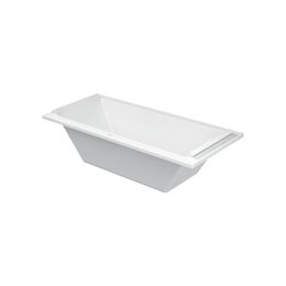 Duravit Rechteck-Badewanne Starck 180x80x46cm, EB-Vers., 2 RS, m MA, we (700338000000000)