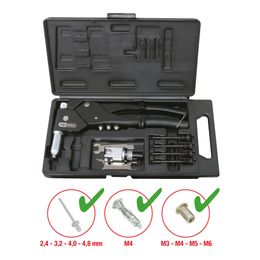 KS Tools Universal-Handnietzangen-Satz, 10-teilig (150.9610)