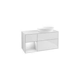 Villeroy & Boch V&B Waschtischunterschrank Wandbeleuchtung Finion 120cm, Pl w m, Reg wh. m Lac, wh. m Lac ; Villeroy & Boch (GA41MTMT)
