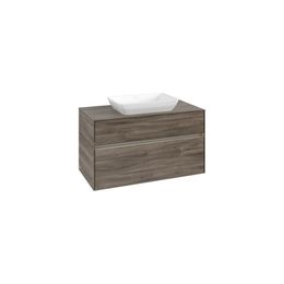 Villeroy & Boch V&B Waschtischunterschrank Collaro 100x54,8x50cm, WT mi, LED 7,3 W, st. Oa ; Villeroy & Boch (C109B0RK)