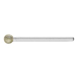 Pferd TOOLS Diamant-Schleifstift Kugel &Oslash;6,0mm Schaft-&Oslash;3 mm D181 (grob) zum Gravieren und Entgraten (36206018)