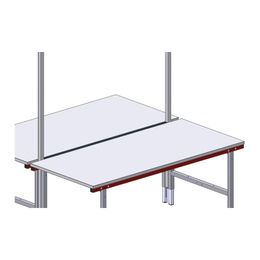 Rocholz Spaltabdeckung SYSTEM 2000 BxT 1640x40 mm f&uuml;r Packtisch 203000 (203003)
