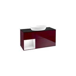 Villeroy & Boch V&B Waschtischunterschrank Finion 120cm, Pl bla m, Reg glo wh. Lac, Peo m ; Villeroy & Boch (FA62GFHB)