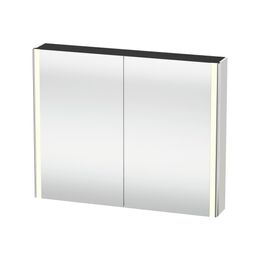 Duravit Universal-Spiegelschrank XSquare 100x80x15,5cm, we seidenmatt, 2 T&uuml;r, LED (XS7113036360000)