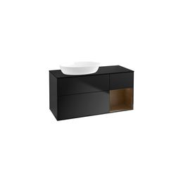Villeroy & Boch V&B Waschtischunterschrank Wandbeleuchtung Finion 120cm, Pl bla m, Reg wal ven, bla m Lac ; Villeroy & Boch (GA52GNPD)