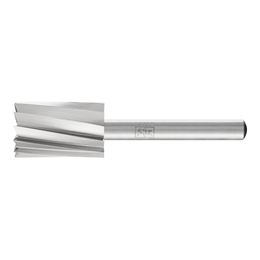 Pferd TOOLS HSS Fr&auml;sstift ALU Zylinderform mit Stirnverzahnung A-ST &Oslash; 16x25 mm Schaft-&Oslash; 6 mm Alu/NE (22405916)