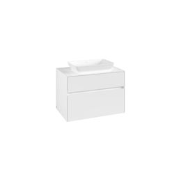 Villeroy & Boch V&B Waschtischunterschrank Collaro 80x54,8x50cm, WT mittig, white matt ; Villeroy & Boch (C10800MS)