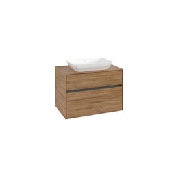 Villeroy & Boch V&B Waschtischunterschrank Collaro 80x54,8x50cm, WT mittig, kansas oak ; Villeroy & Boch (C10800RH)