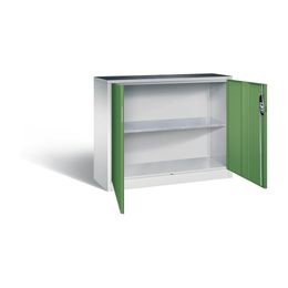 C+P Werkzeugschrank Acurado, H1000xB1200xT400mm, Front Resedagr&uuml;n, Korpus Lichtgrau (8830-000) ; C + P M&ouml;belsysteme (8830-000|S10205)