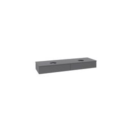 Villeroy & Boch V&B Waschtischunterschrank ohne Frontstruktur -Beleuchtung Antao 160x50cm, WBP-farbe Lac, Anthrac. m Lac ; Villeroy & Boch (L17010GK)