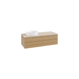 Villeroy & Boch V&B Waschtischunterschrank mit Frontstruktur Antao 120x36x50cm, WBP-farbe botti., honey oak ; Villeroy & Boch (K22113HN)
