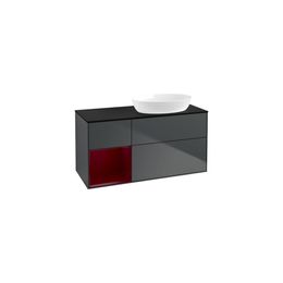 Villeroy & Boch V&B Waschtischunterschrank Finion 120cm, Pl b m, Rg Peo m La, md bl. m Lac ; Villeroy & Boch (FA42HBHG)