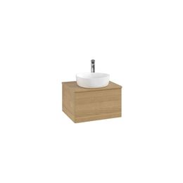 Villeroy & Boch V&B Waschtischunterschrank mit Frontstruktur -Beleuchtung Antao 60x36x50cm, HL, WBP hon. Oa, hon. Oa ; Villeroy & Boch (L29151HN)