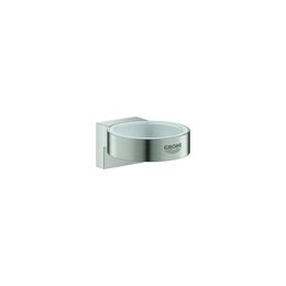 Grohe Halter Selection supersteel, f&uuml;r Glas und, Seifenspender (41027DC0)
