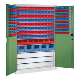 C+P Magazinschrank Acurado, 1950x1200x500mm, 7035/6011 ; C + P M&ouml;belsysteme (8931-501|S10088)