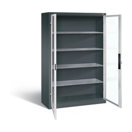 C+P Werkzeugschrank Acurado, H1950xB1200xT500mm, Front Lichtgrau, Korpus Anthrazitgrau (8931-055) ; C + P M&ouml;belsysteme (8931-055|S10351)