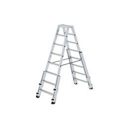 Munk Stufen-Stehleiter treppeng&auml;ngig 2x8 Stufen (042716)