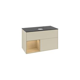 Villeroy & Boch V&B Waschtischunterschrank Finion 100, Pl bla m, Reg Oa ven, si Gr m Lac ; Villeroy & Boch (F892PCHJ)