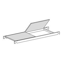 Hymer B&uuml;hne mit Durchstiegsklappe, 1,58 m x 0,61 m (7089424)